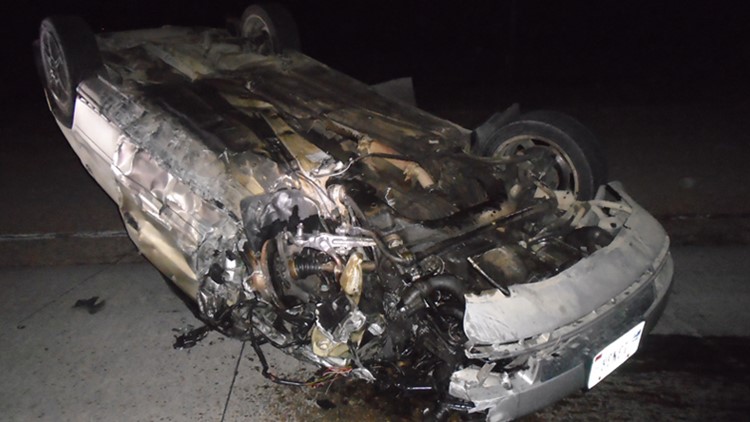 Caldwell man injured in I-84 rollover crash | ktvb.com