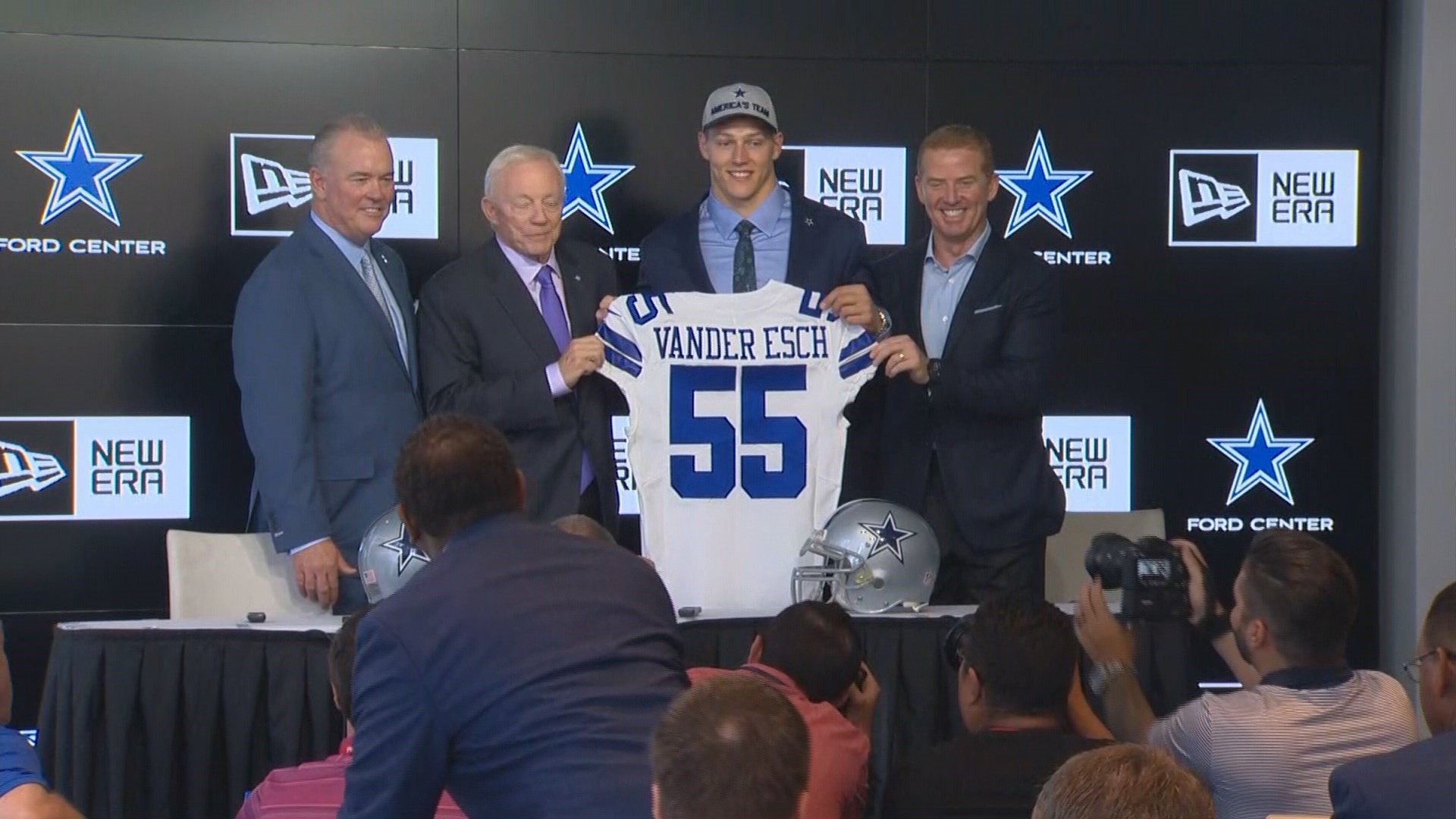 Vander Esch introduced as newest Cowboy | ktvb.com