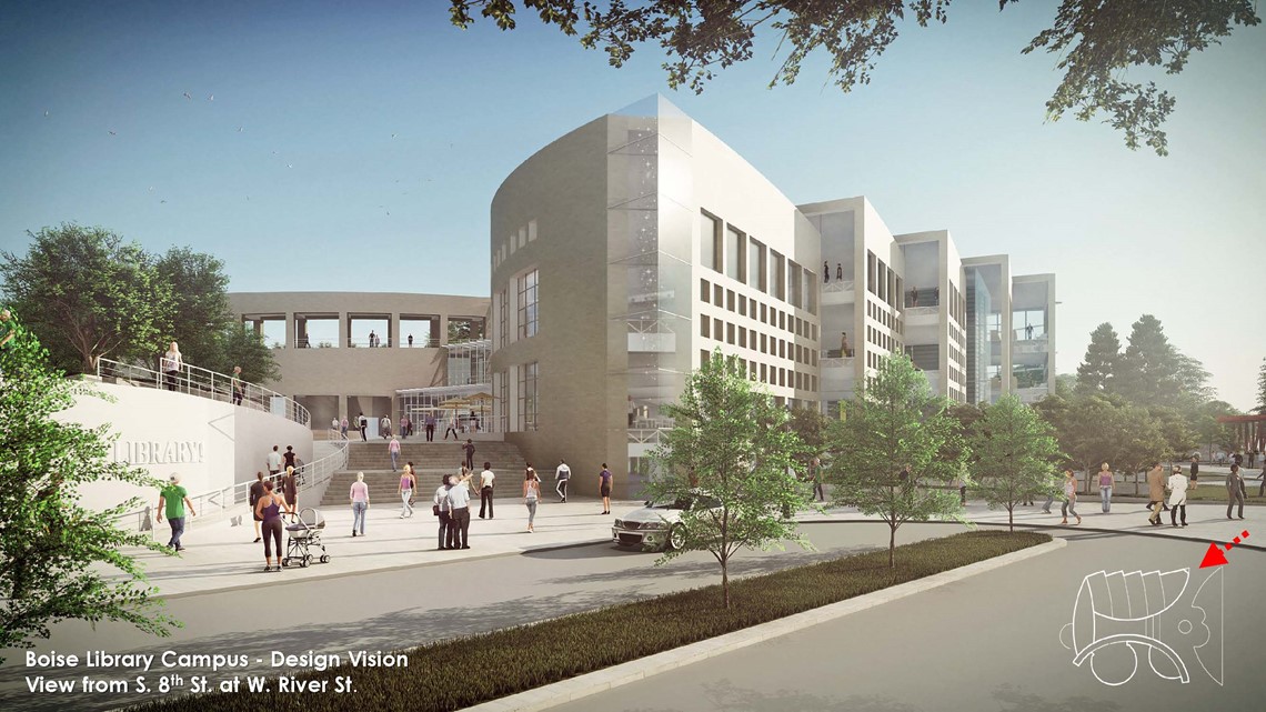 New downtown Boise library comes to life in design plans | ktvb.com