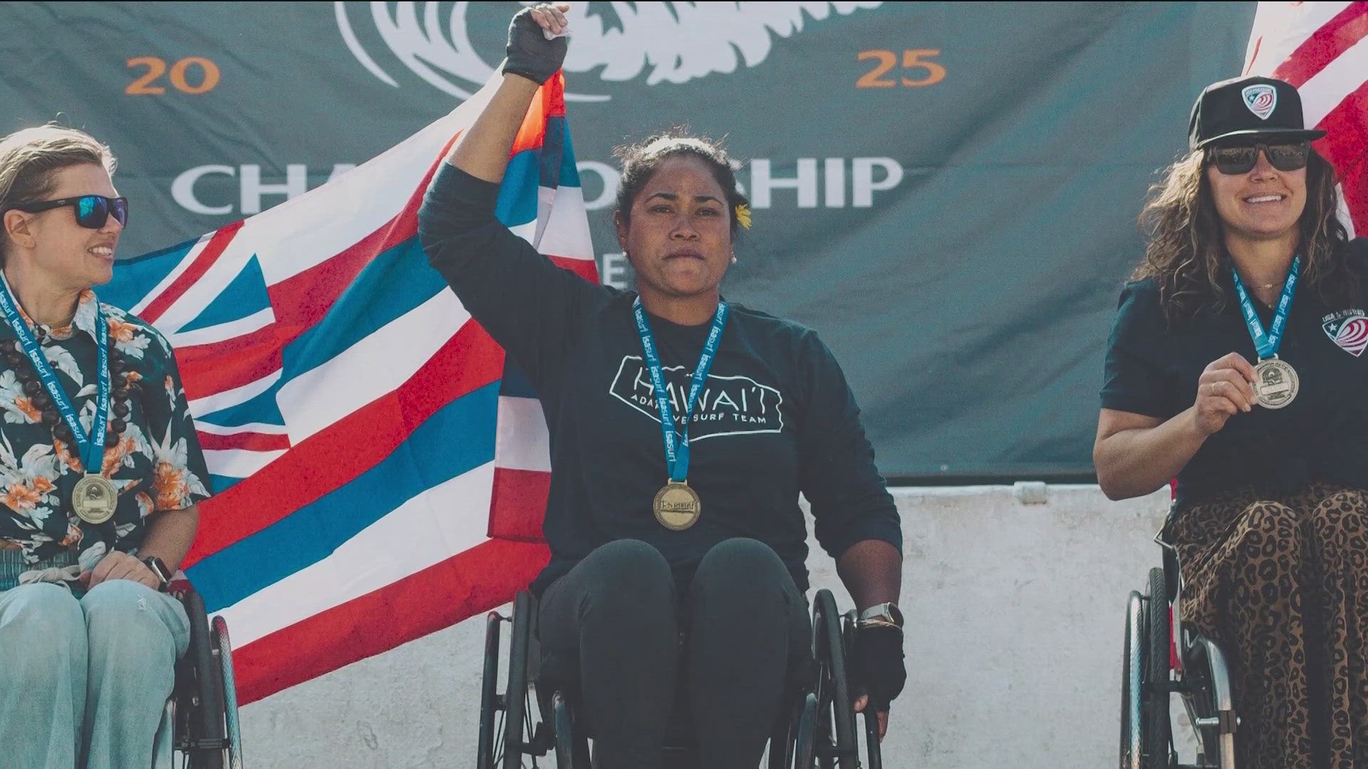 Idaho surfer Meira Nelson wins ISA World Para-Surfing Championship 24 ...