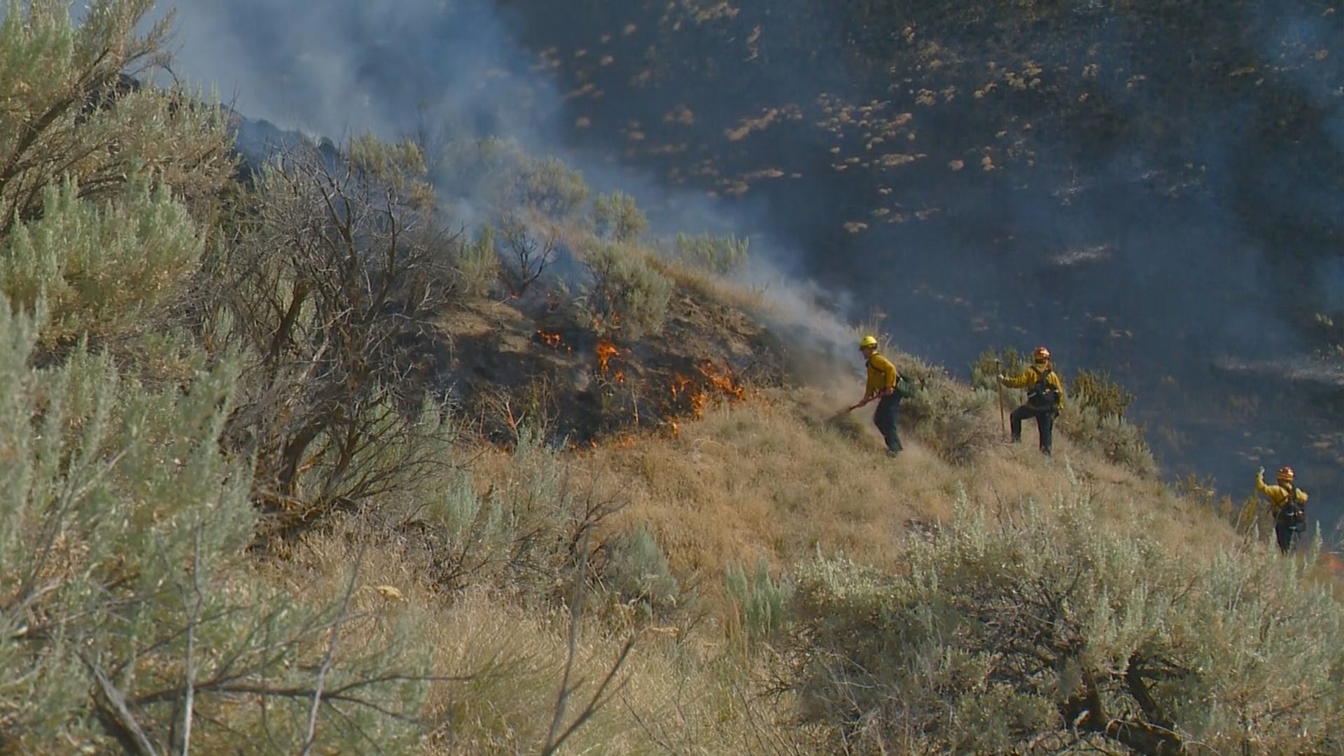 Boise foothills brush fire 80 percent contained | ktvb.com