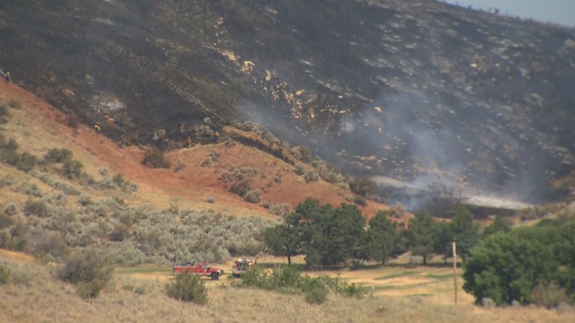 Boise foothills brush fire 80 percent contained | ktvb.com