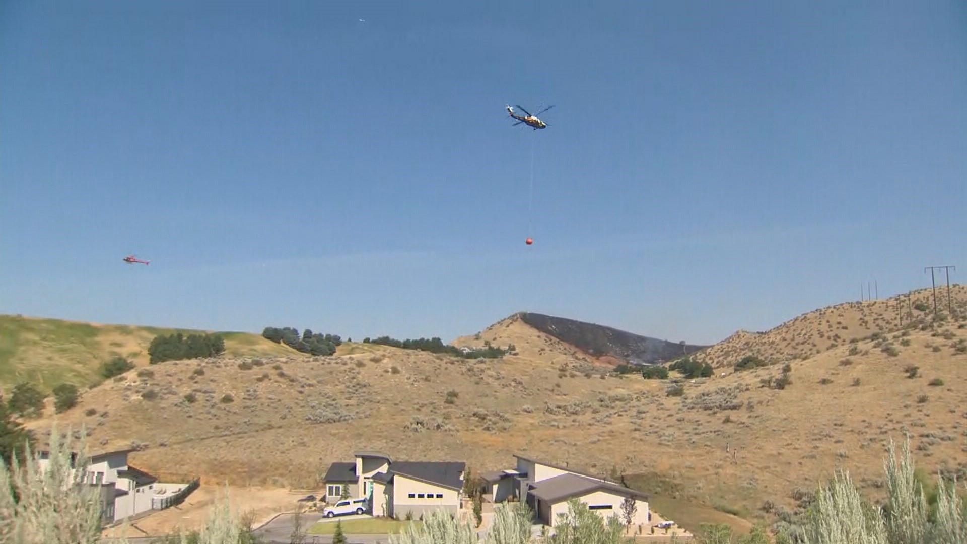 Boise foothills fire burning near Simplot Hill, Bogus Basin Road | ktvb.com