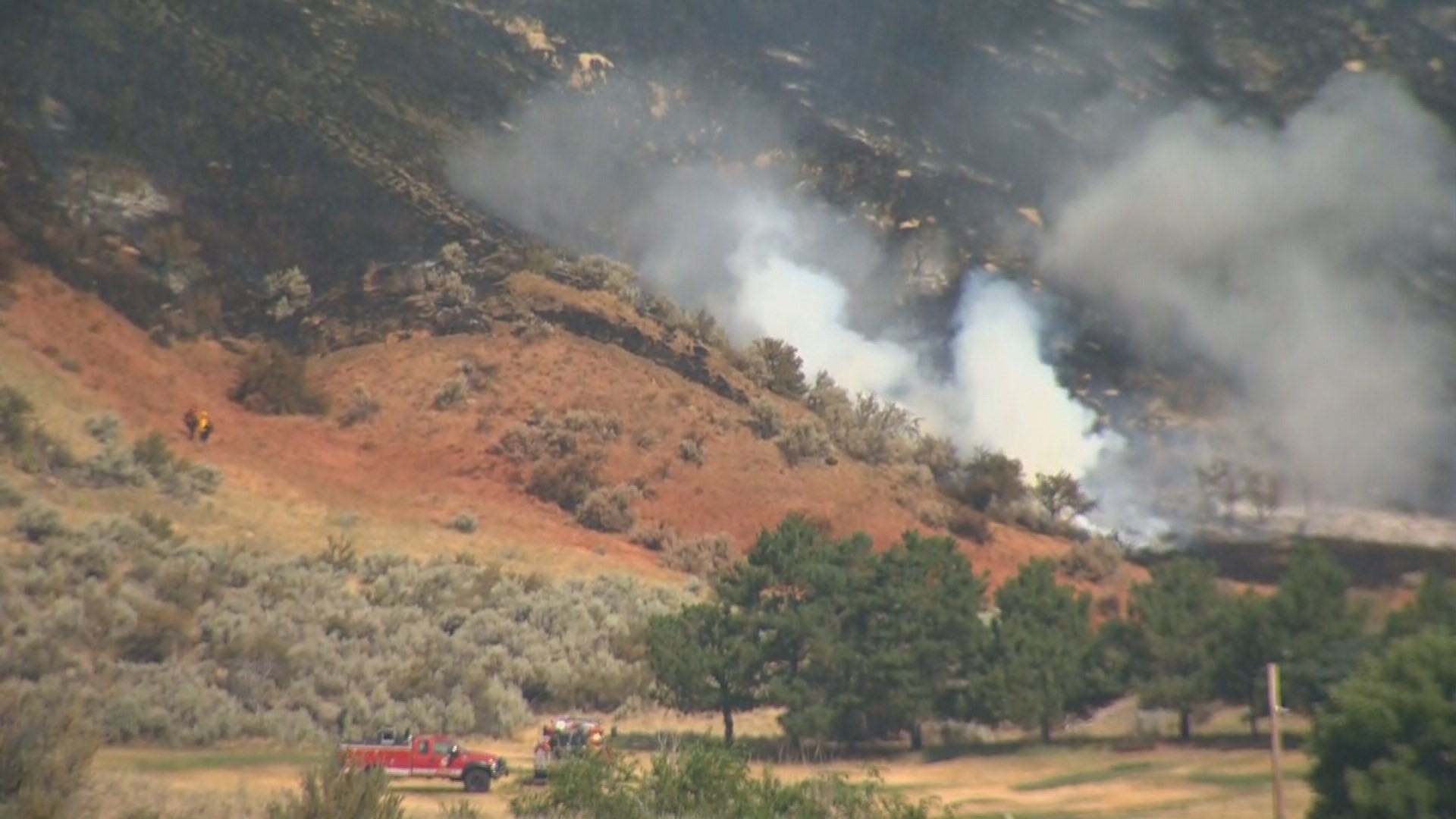 Boise foothills fire burning near Simplot Hill, Bogus Basin Road | ktvb.com