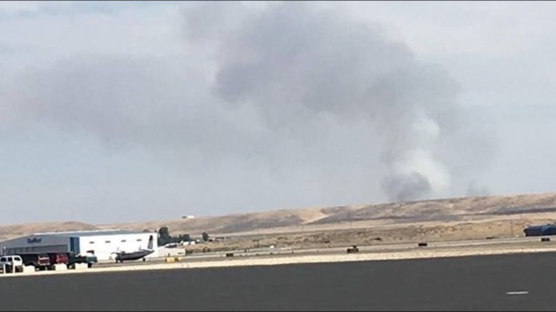 Wildfire burning southeast of the Boise Airport | ktvb.com
