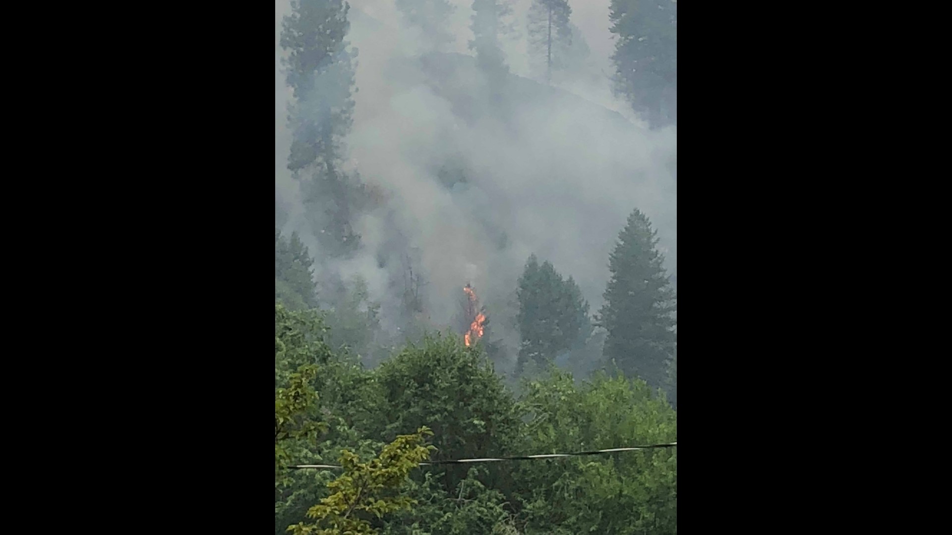 Structures threatened by wildfire south of Riggins | ktvb.com