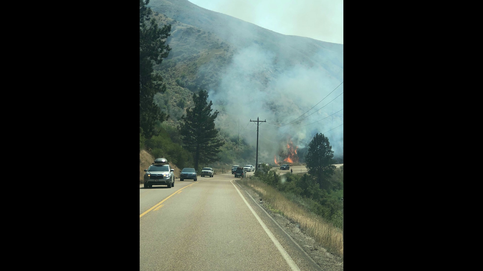 Highway 55 reopens as crews continue to battle brush fire | ktvb.com