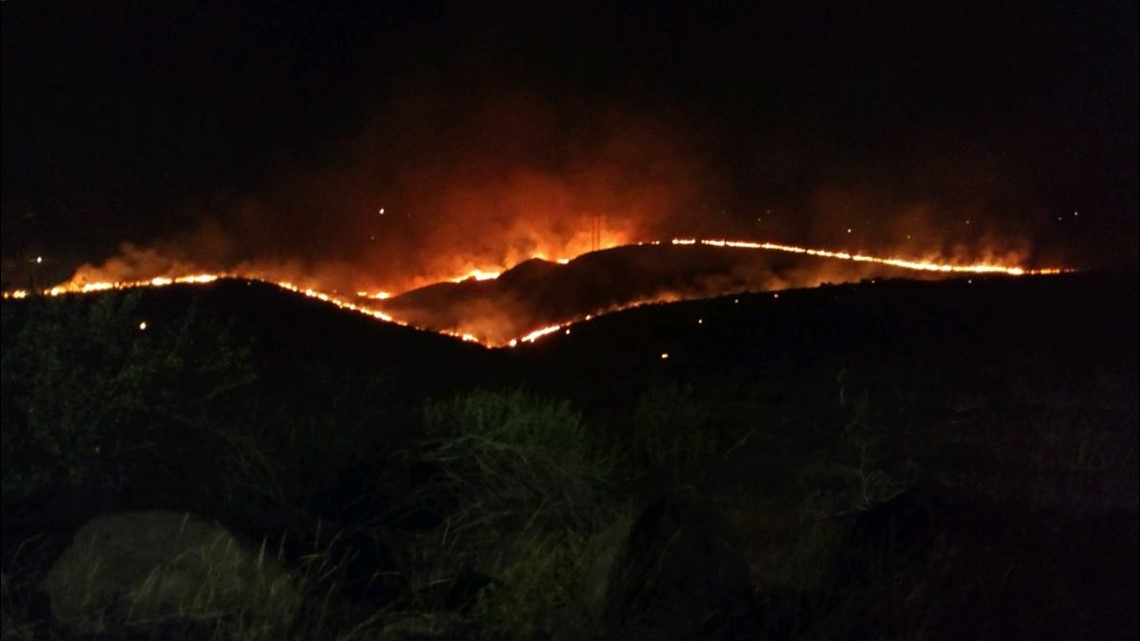 Highway 95 closed again as crews fight wildfire near Midvale | ktvb.com