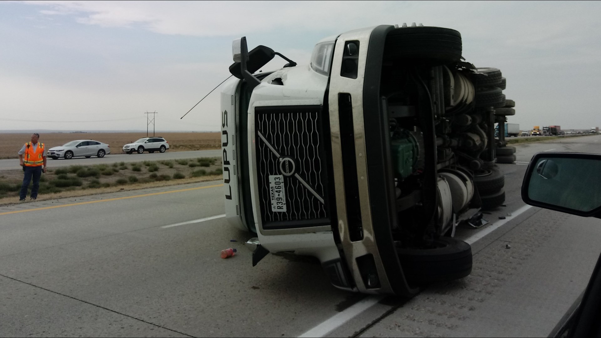 Semi truck crash blocking westbound I-84 near Mountain Home | ktvb.com