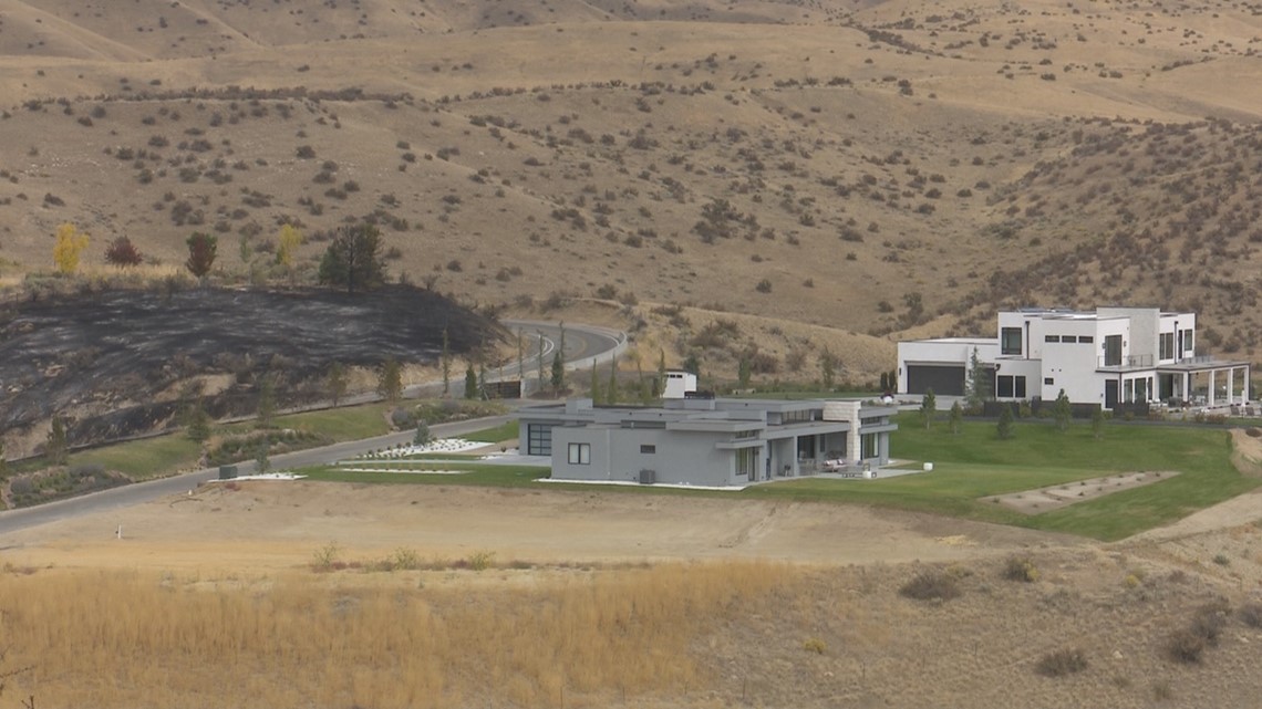 Defensible space spares homes from Boise foothills fire | ktvb.com