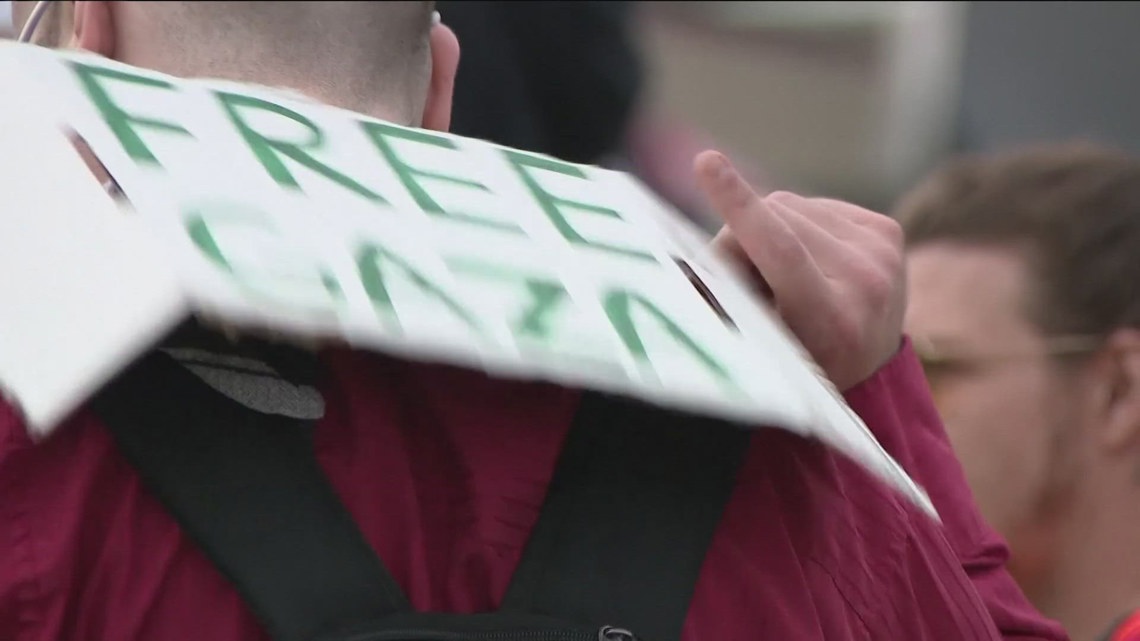 Portland State University protest damage | ktvb.com