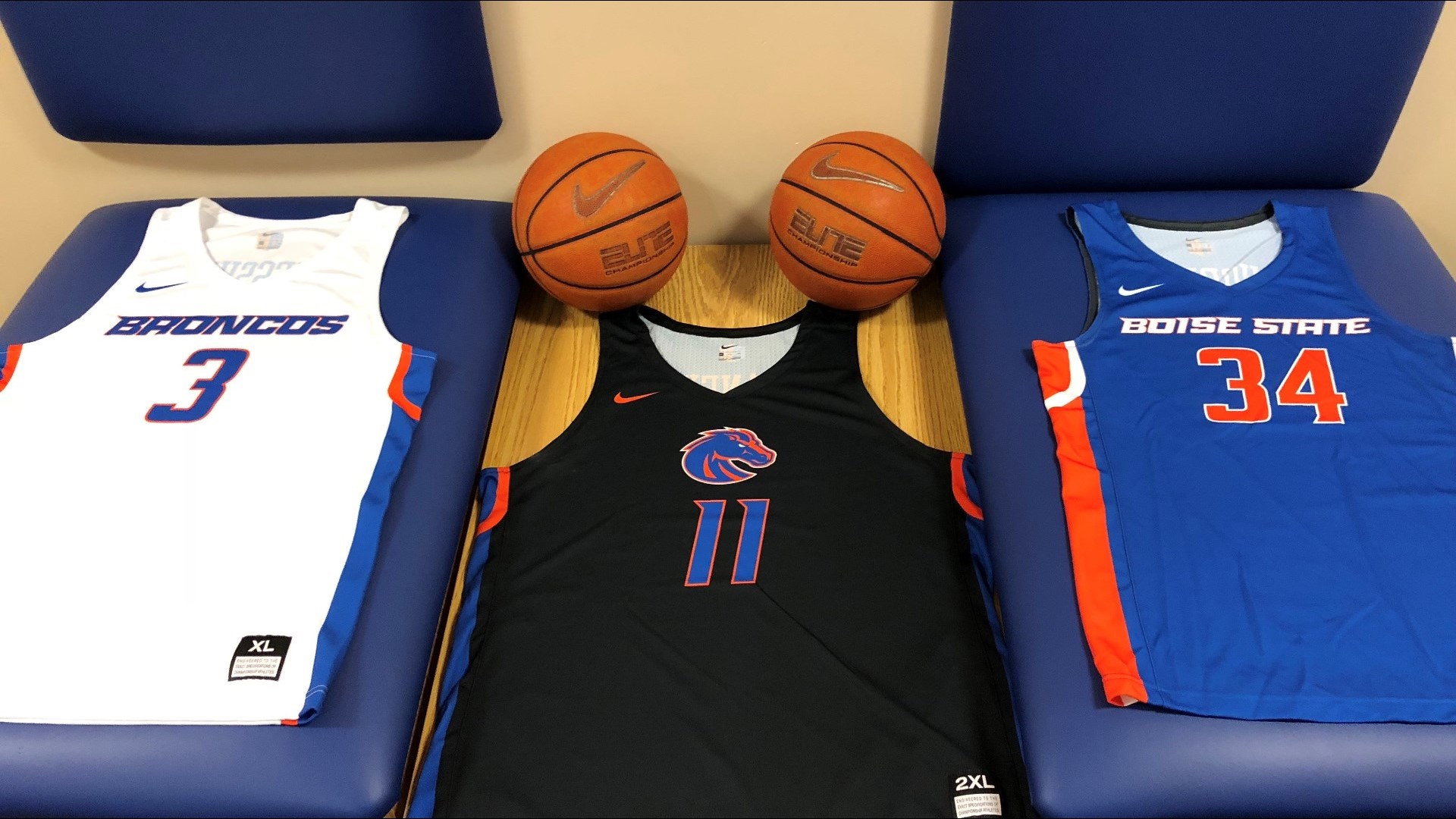Boise State unveils new basketball uniforms | ktvb.com Boise State unveils new basketball uniforms | ktvb.com