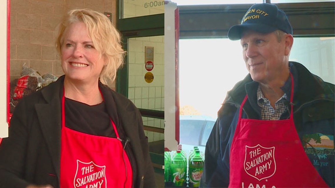Meridian, Garden City mayors take Salvation Army's Red Kettle Challenge ...