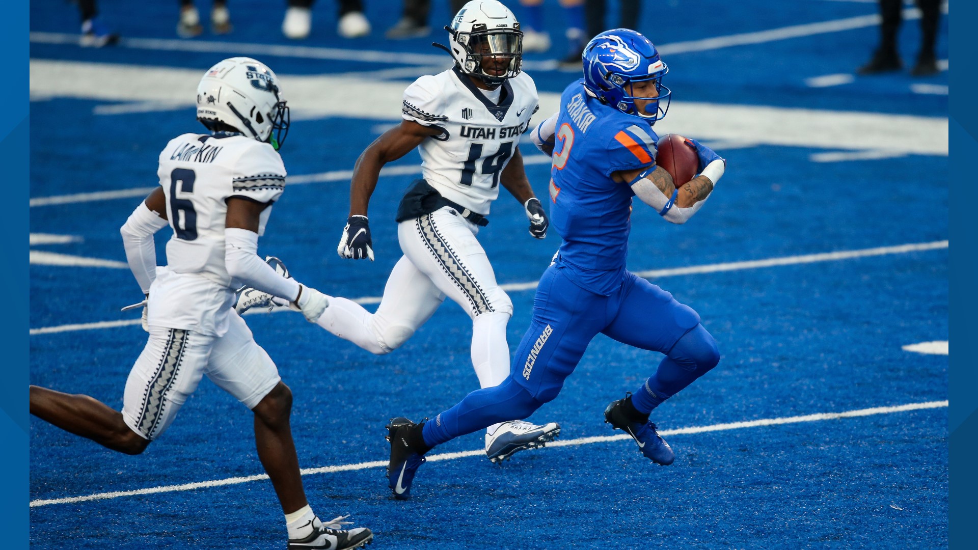 Game Tracker: Boise State beats the Utah State Aggies 42-13 at home ...