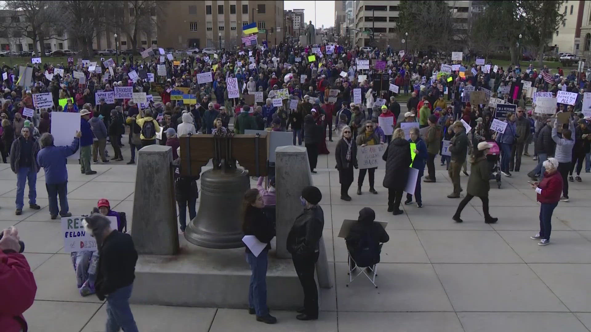 'Remove, reverse and reclaim': 50501 protest at Idaho Capitol | ktvb.com