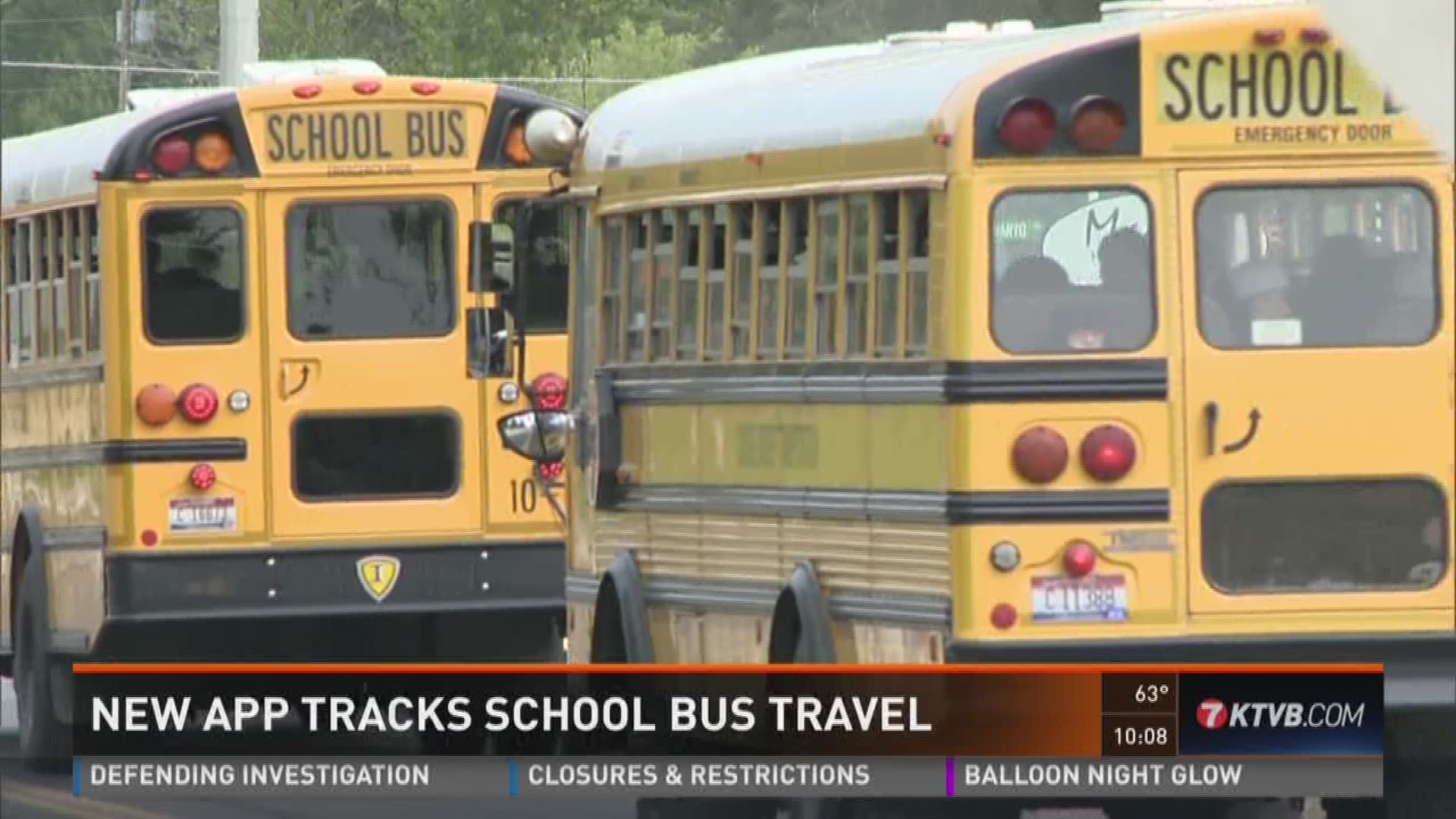 New app tracks school bus travel | ktvb.com