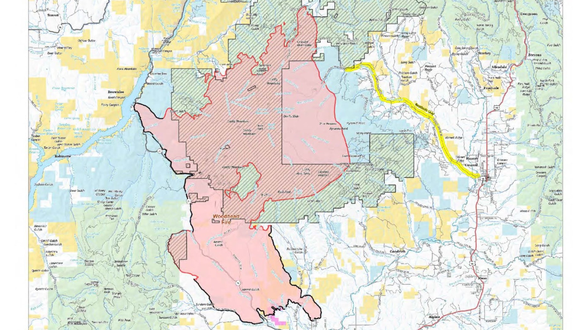 Firefighters eye coming weather in fight against growing Woodhead Fire ...