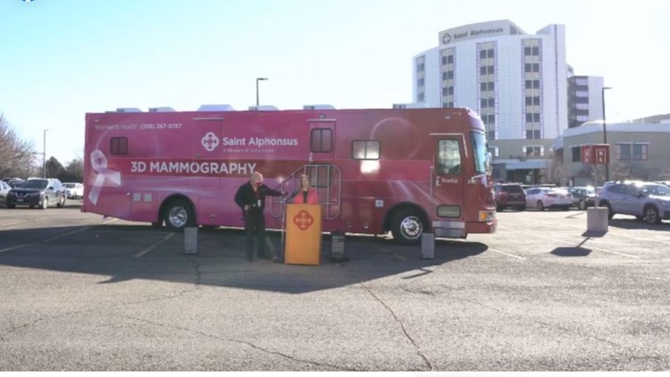 Saint Alphonsus unveils mobile mammogram bus aimed at early detection ...