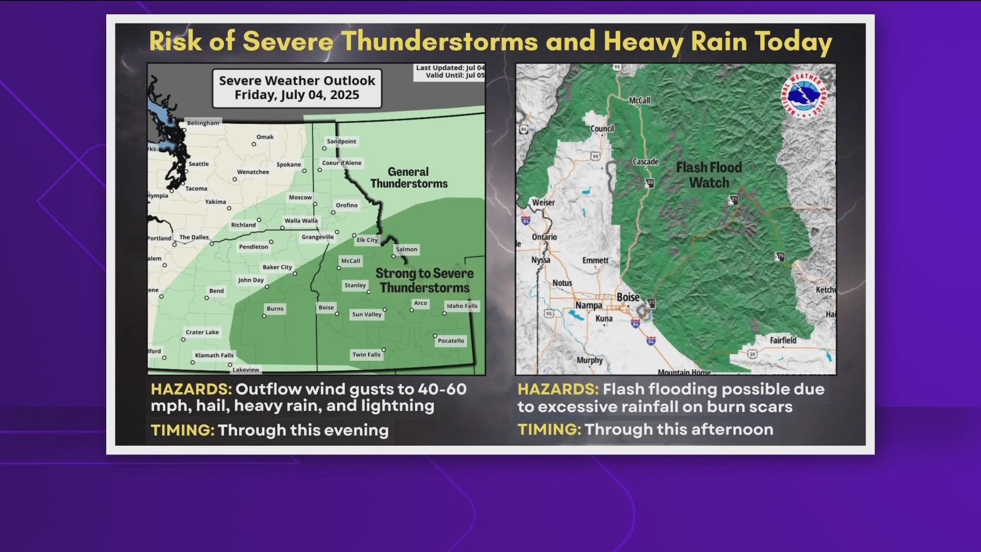 Flash flood watch extended for Wapiti Fire burn area near Stanley ...