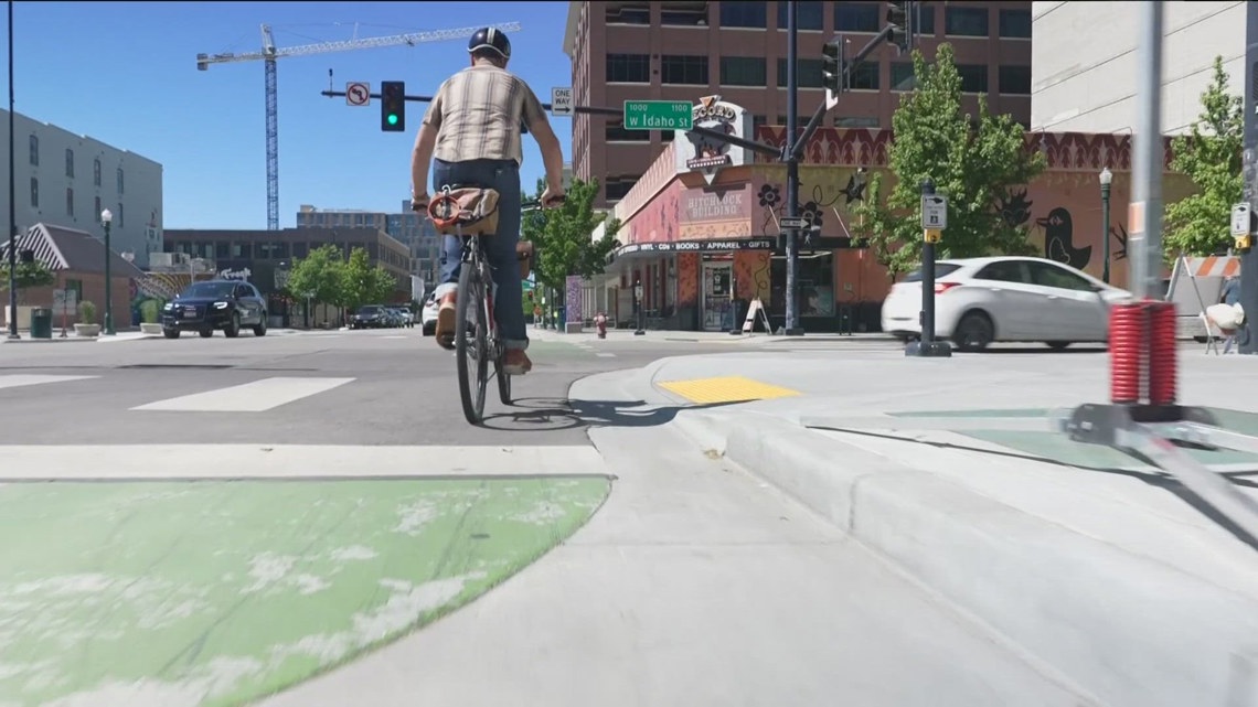 Protected bike lanes are here to stay in downtown Boise | ktvb.com
