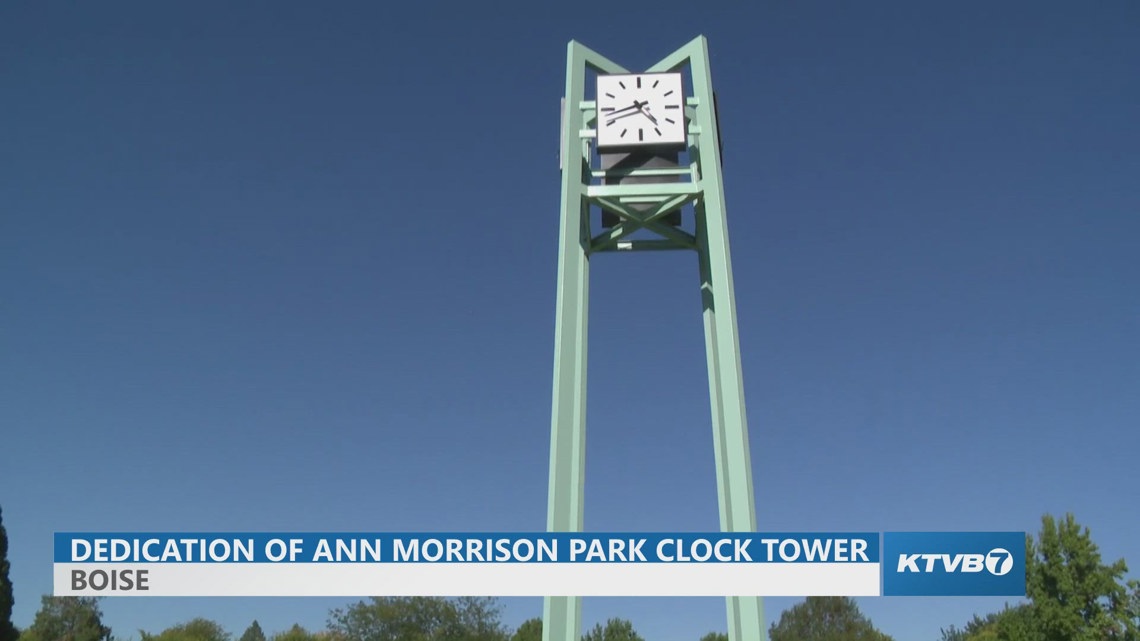 Dedication of new clock tower at Ann Morrison Park in Boise | ktvb.com