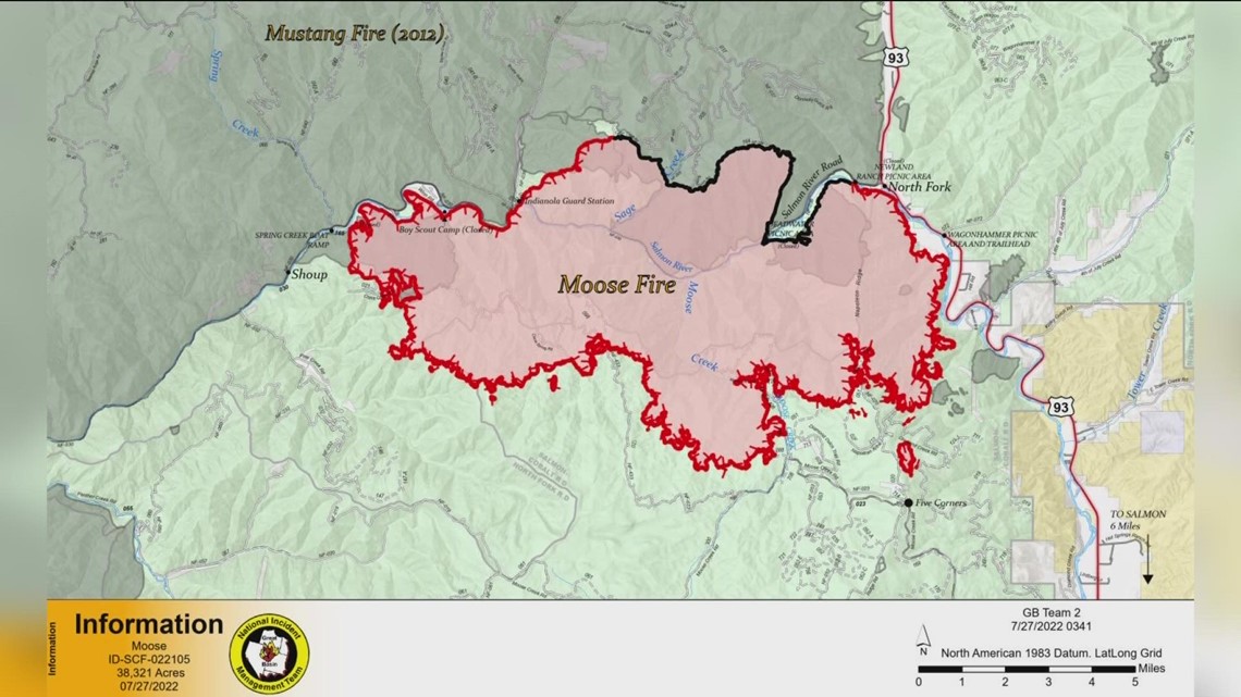 U.S. Forest Service say Moose fire was 'human caused', continues to ...