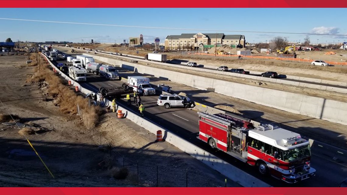 Car crash on I-84 in Nampa blocks all eastbound lanes | ktvb.com