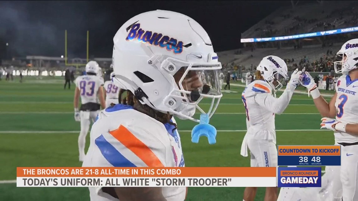 Boise State rolls out all-white uniforms against Colorado State | ktvb.com