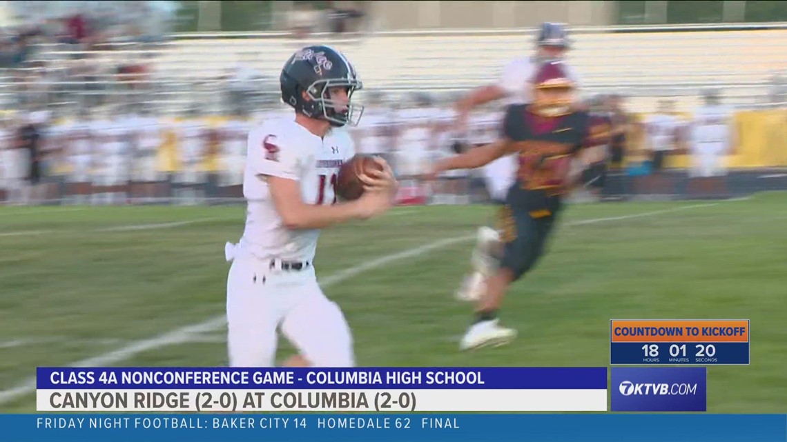 Highlights: Canyon Ridge beats Columbia 40-34 in OT thriller | ktvb.com