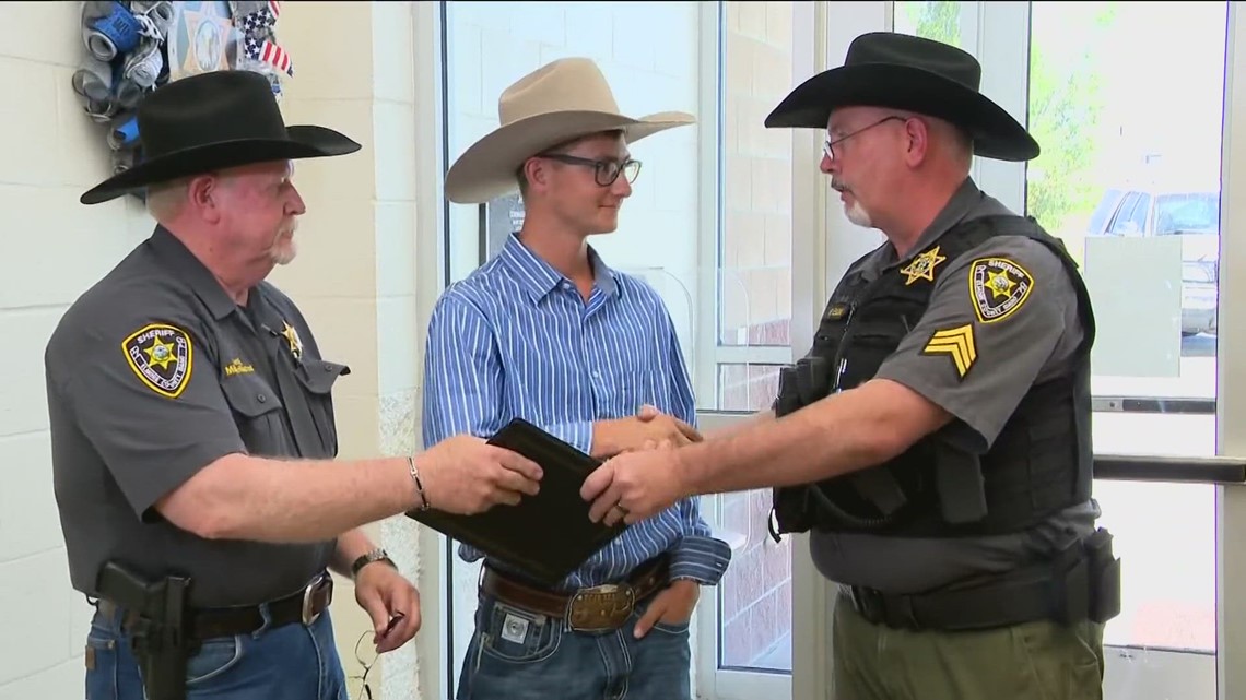 7's HERO: Mountain Home High School cowboy herds cattle off the ...