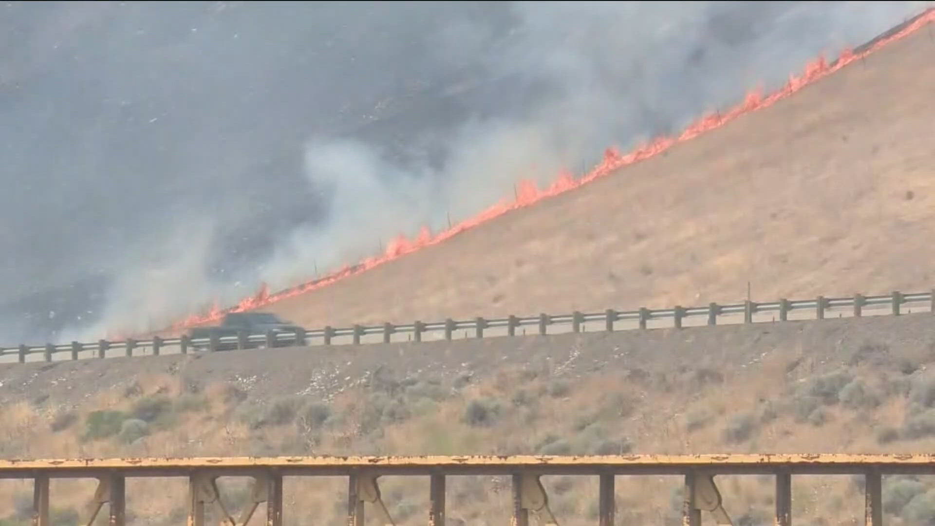 Durkee Fire continues to burn in eastern Oregon, reported 27% contained ...