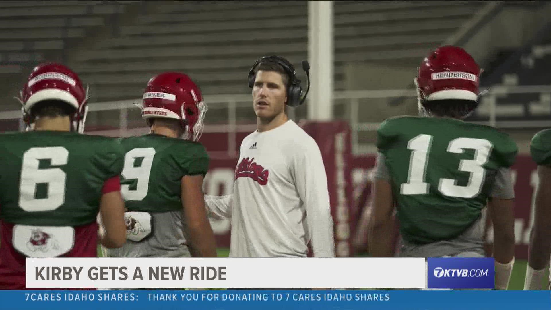Fresno State's Jake Haener shares a funny Kirby Moore story | ktvb.com