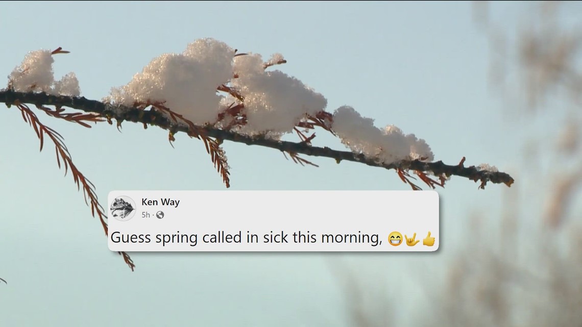 Winter in Spring: Boise receives snowfall in mid-April | ktvb.com