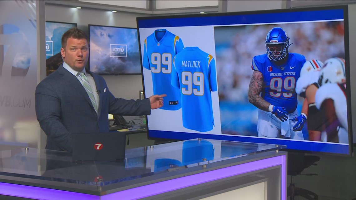 Scott Matlock lands No. 99 jersey with Los Angeles Chargers | ktvb.com
