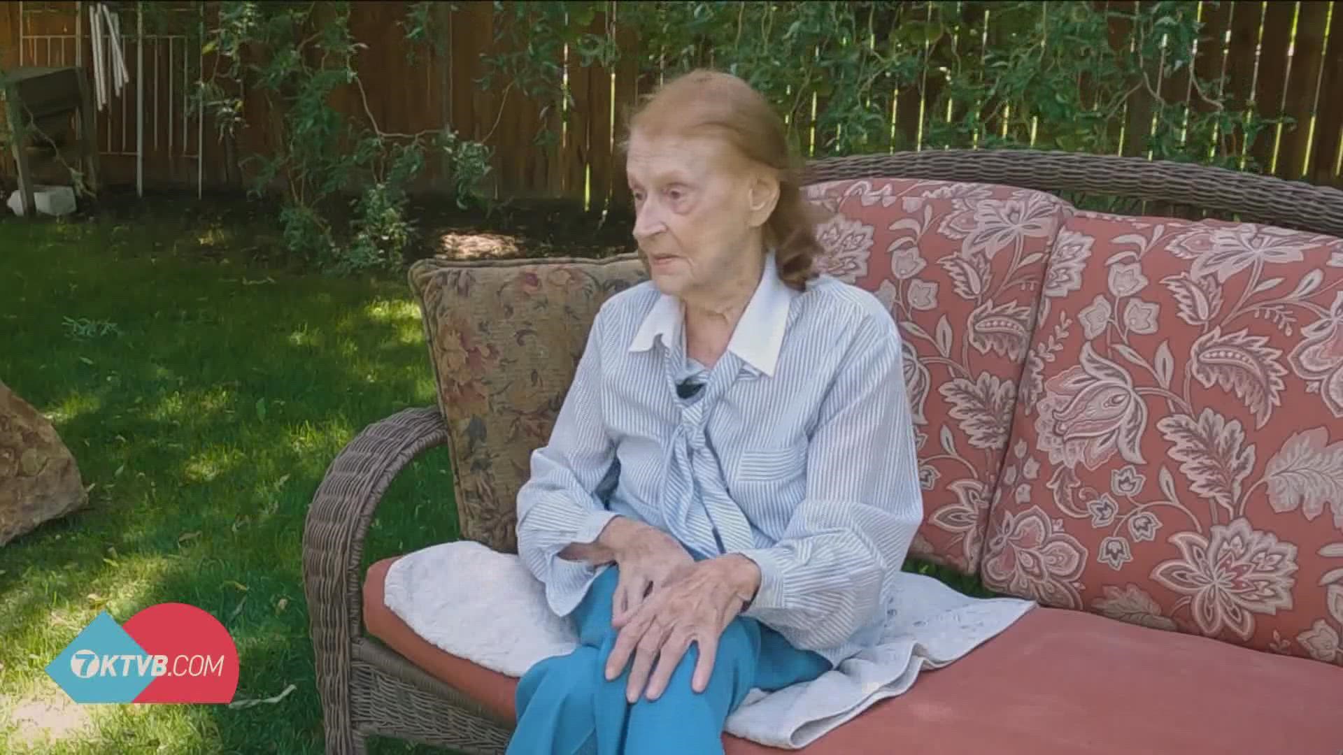 Betty Martin, veteran of the Marine Corps Women's Reserve | ktvb.com