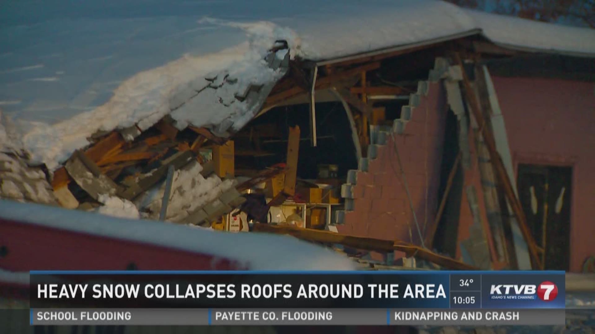 Heavy snow collapses roofs around Treasure Valley | ktvb.com