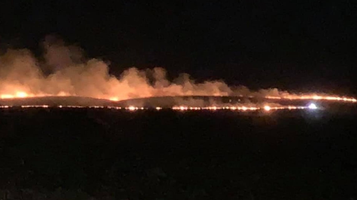 Crews put out wind-driven brush fire south of Kuna | ktvb.com
