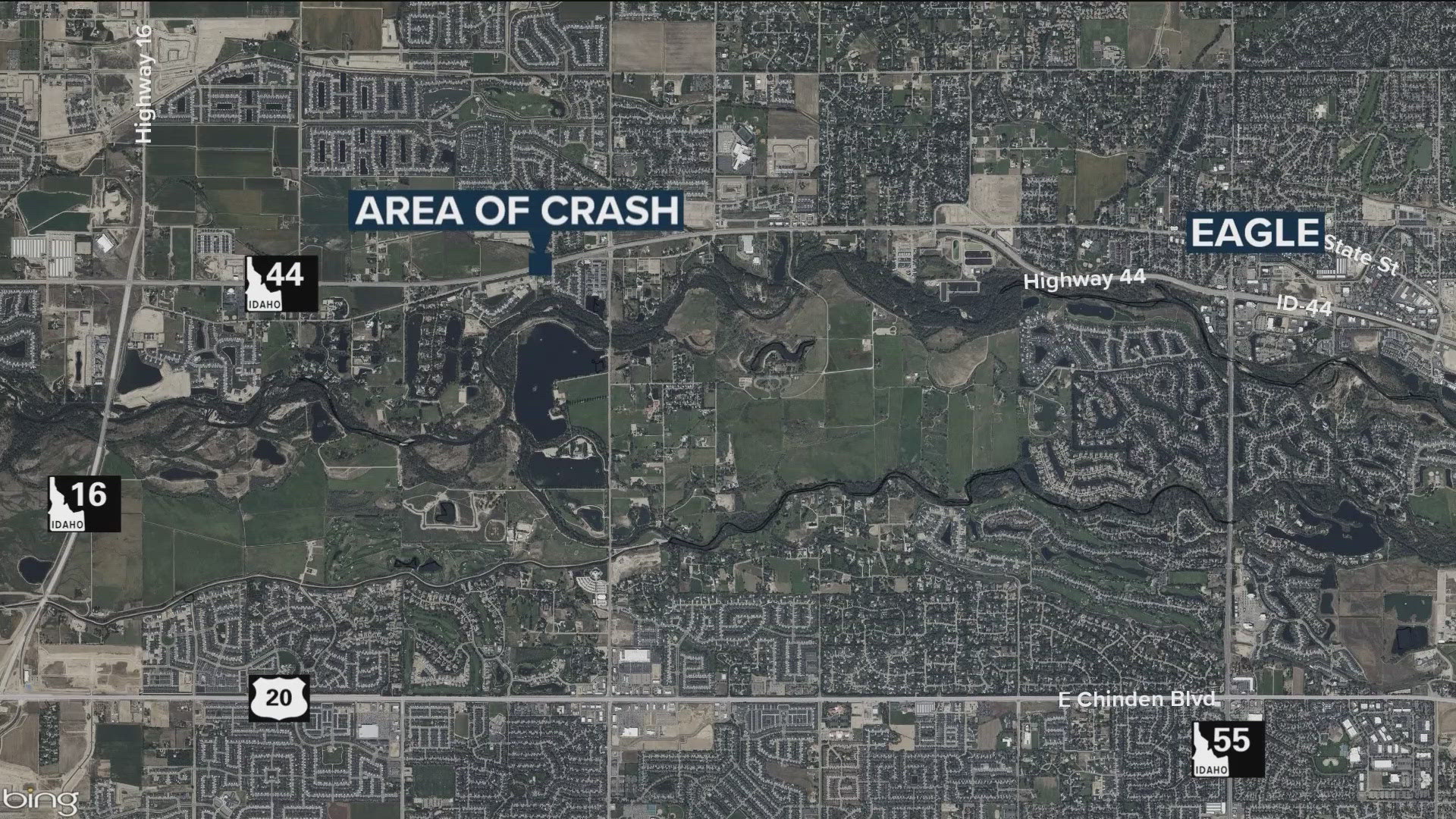 Two people in Eagle hospitalized after crash on State Highway 44 | ktvb.com