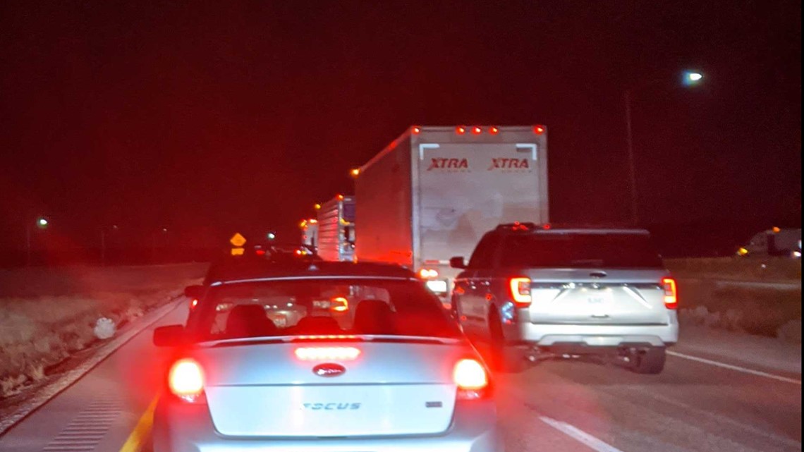 Both westbound I-84 lanes reopen after 2 two-vehicle crashes blocked lanes | ktvb.com