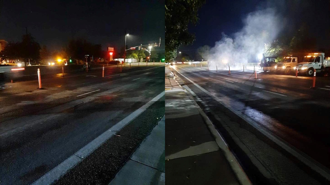 Water main break on Ten Mile Road impacts traffic | ktvb.com