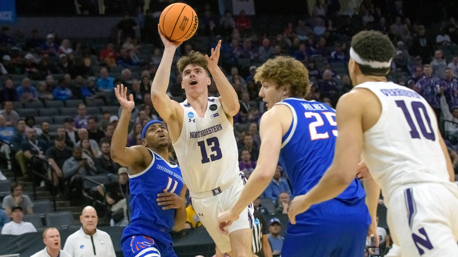 Boise State falls to Northwestern 75-67 in NCAA Tournament opener ...