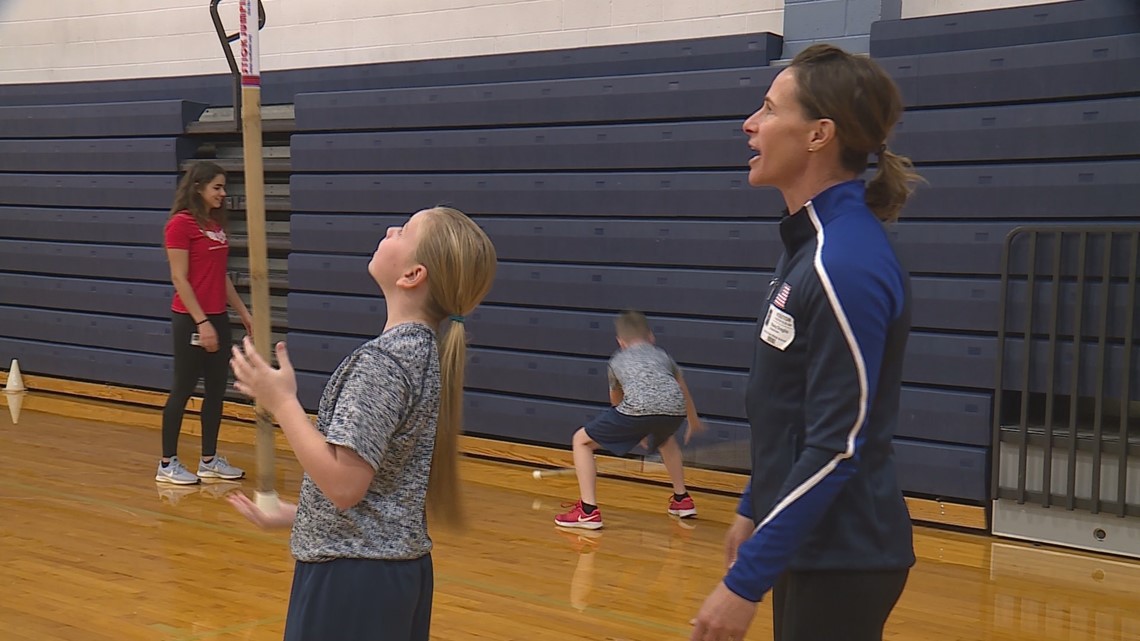 Olympic gold medalist teaches kids in Meridian to not be afraid to fail ...