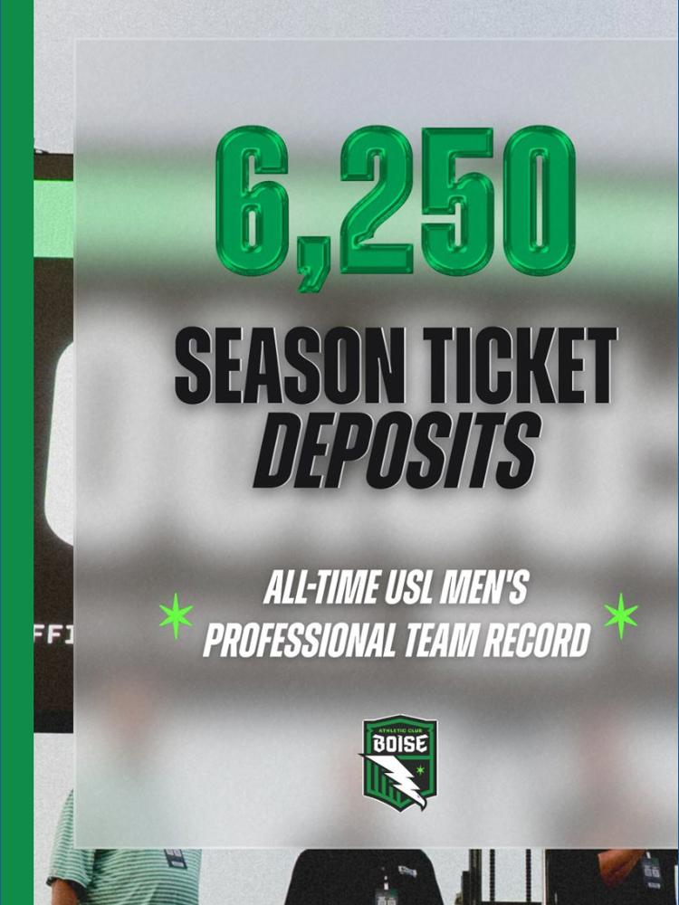 Athletic Club Boise sets men's USL season ticket record | ktvb.com