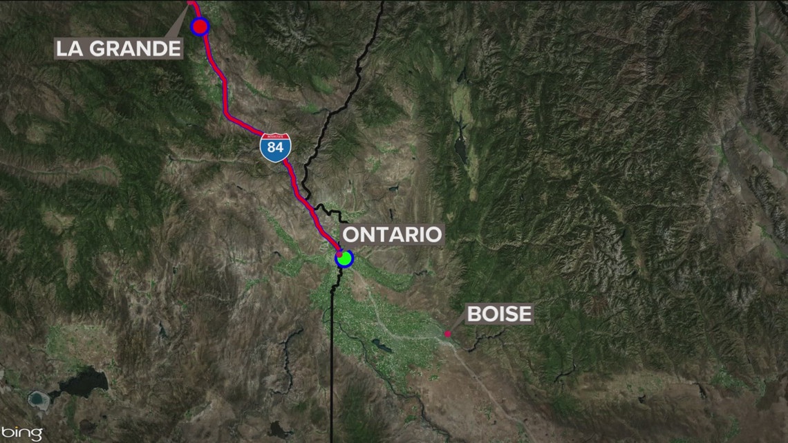 I-84 closed in eastern Oregon from Ontario to La Grande | ktvb.com
