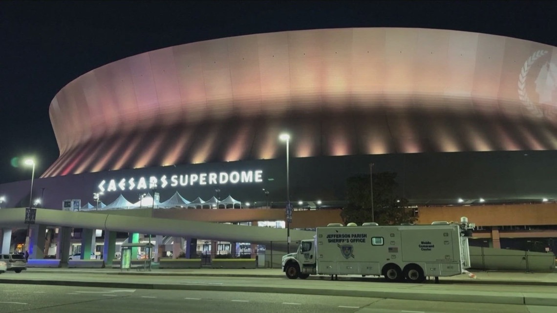 New security measures in place in Caesar's Superdome in New Orleans ...