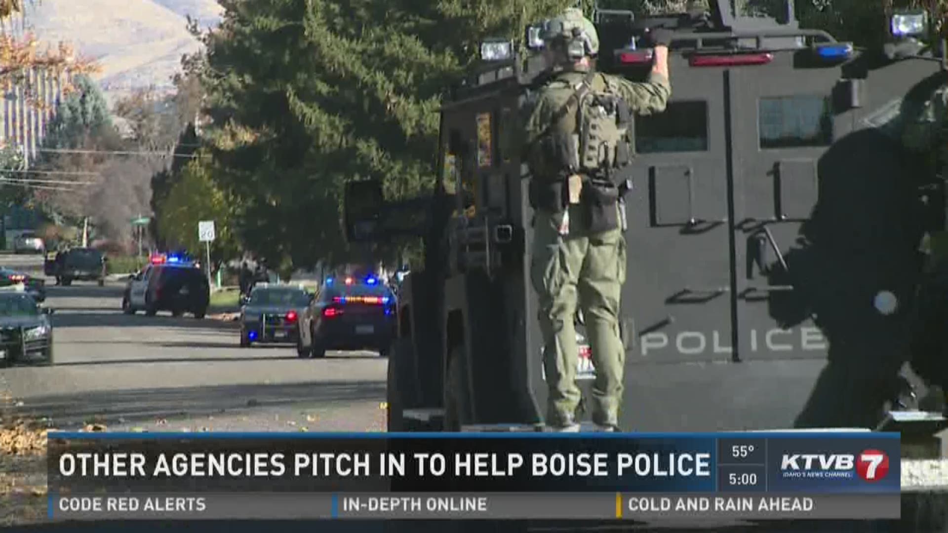 Other police agencies pitch in to help Boise | ktvb.com