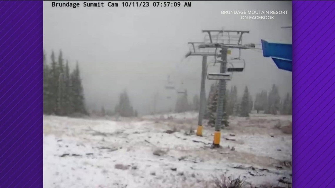Bogus Basin received light dusting of snow | ktvb.com