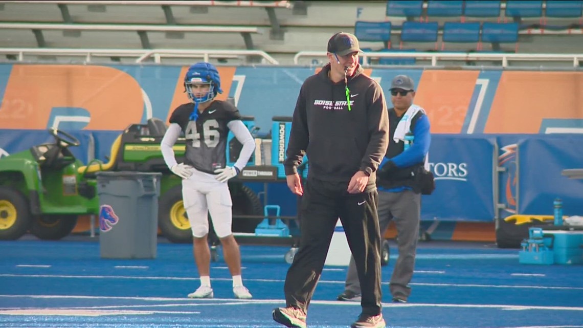 Boise State players back interim head coach Spencer Danielson | ktvb.com