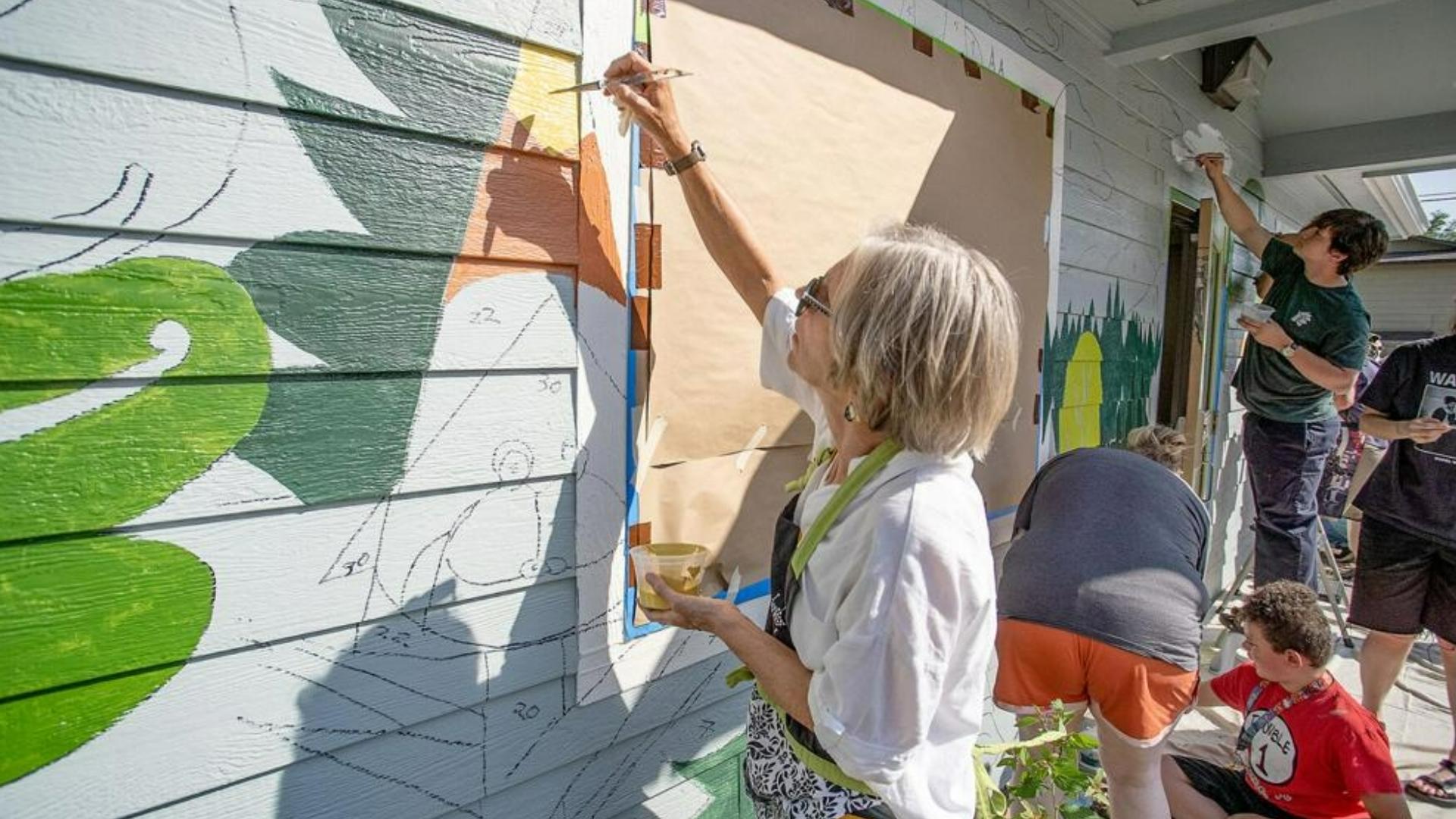 New River Street mural brings color to Jesse Tree and historic ...