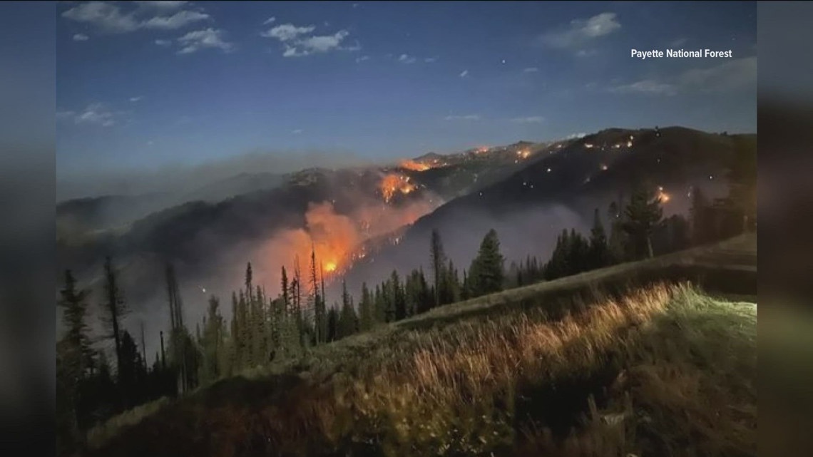Crews near 90% containment on Limepoint Fire in Payette National Forest ...